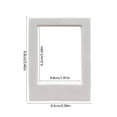 Euaioeiu Magnetic Photo Frame Wall Mount, Adhesive Picture Frame for ...