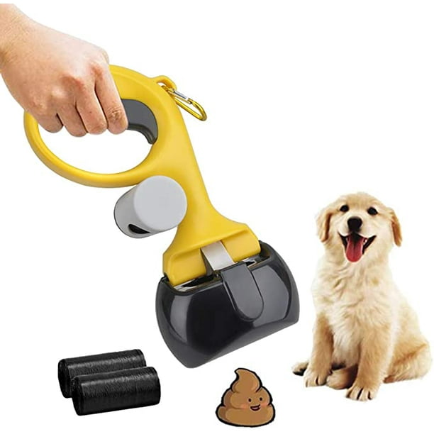 Pala para caca de perro, pala para caca de perro con bolsa plegable ...