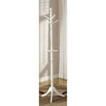 Furniture of America Bette Cottage Wood Kids Standing Coat Rack, White ...