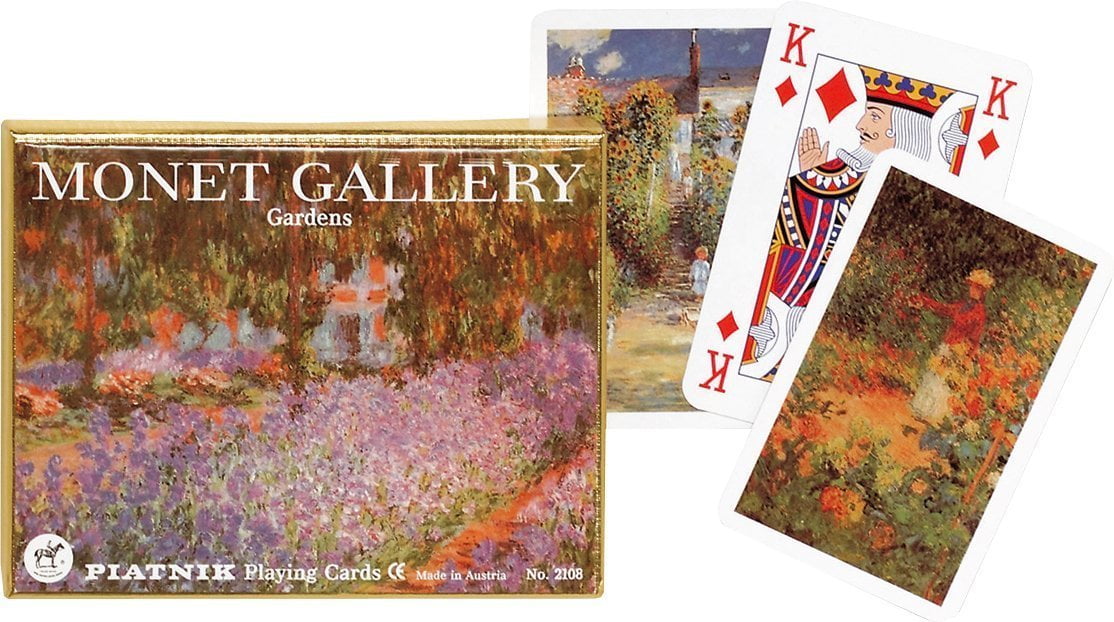 Monet Gardens Playing Cards - Set of Two Standard Nepal | Ubuy