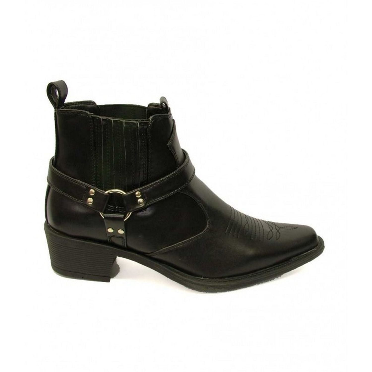 Click here for Us Brass Mens Eastwood Cowboy Ankle Boots 10 Us prices