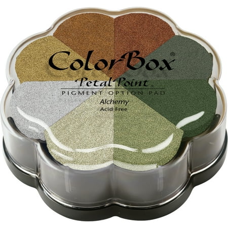ColorBox Pigment Petal Point Ink Pad 8 Colors-Metalextra Alchemy ...