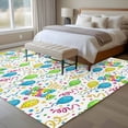Balloon Stars 8x10 Area Rugs for Living Room, Festival Happy Birthday ...