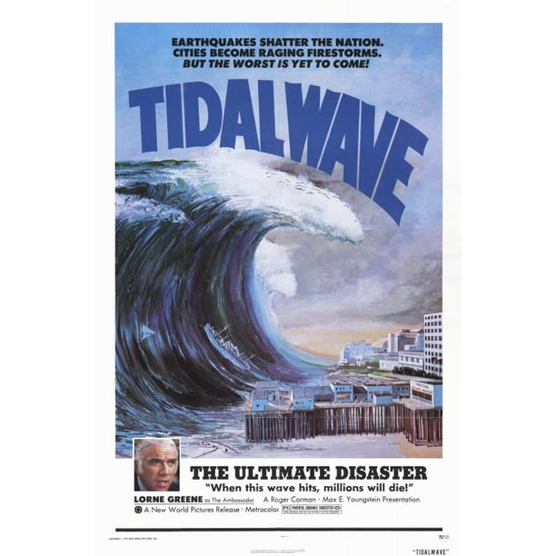 Tidal Wave - movie POSTER (Style A) (11" x 17") (1975) - Walmart.com ...