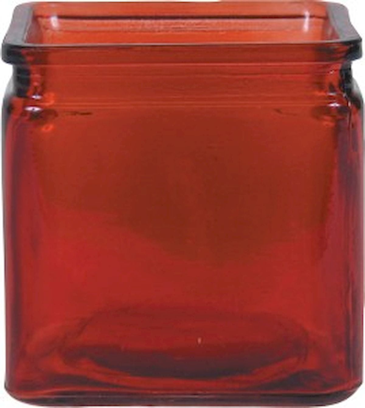 Red Cube Vase - Walmart.com