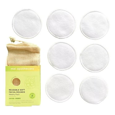 Reusable 100% Cotton Facial Rounds - 8 count - Walmart.com