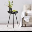 Mainstays Small Square Wood Side Table, Black Finish - Walmart.com