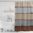 Farm Vintage Gray Wood Grain Shower Curtain with Rustproof Grommets ...