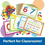 Learning Resources Pattern Block Math Activity Set - 144 Pieces, Math Activities for Boys and ...