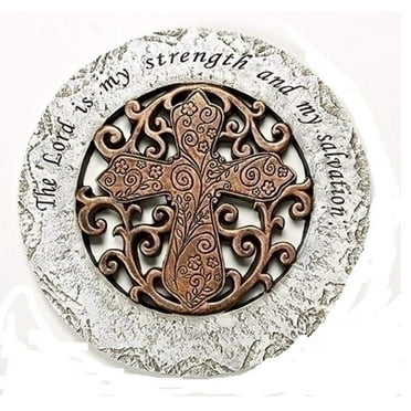 Spoontiques Bronze Angel Stepping Stone - Resin Decorative Stone for ...