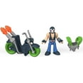 Imaginext DC Super Friends Bane & Motorcycle Action Figure Set, Ages 3 ...