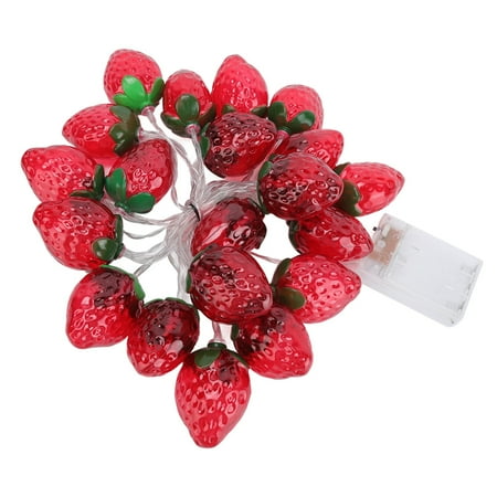 Battery Powered Christmas Lights,9.8ft 20LEDs Fruit String LED Fruit ...