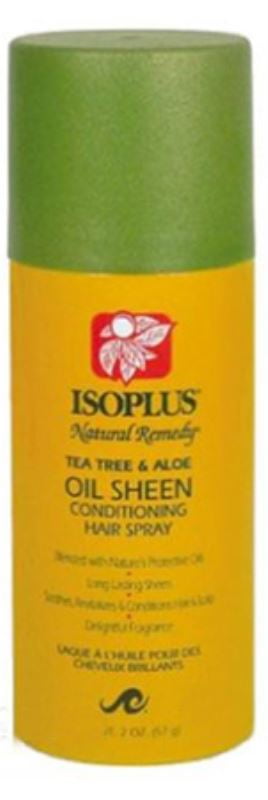 JM Products Isoplus Natural Remedy Oil Sheen Conditioning Hair Spray, 2 ...