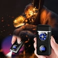 Dark Grey Usb Rechargeable Windproof Plasma Lighter With Type-C Port ...