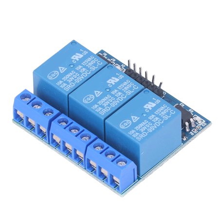 3 Channel Relay Module 5MA High Voltage Time Delay Relay Board With ...