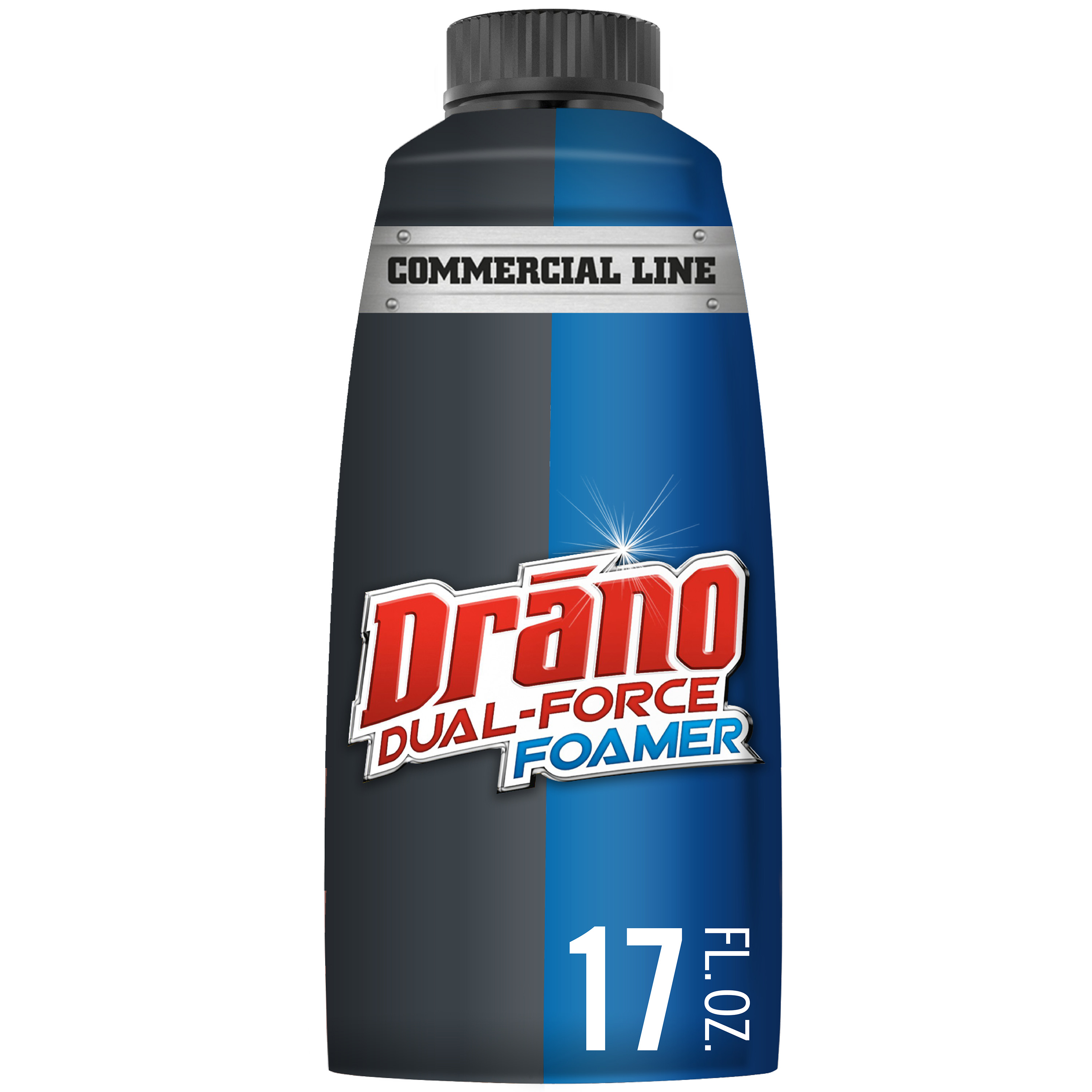Drano Dual Force Foamer Clog Remover Commercial Line 17 Fl Oz Drano Dual Force Foamer Clog Remover Commercial Line 17 Fl Oz