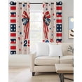 Anniversary USA Flag Blackout Curtains for Bedroom/Living Room, Thermal ...