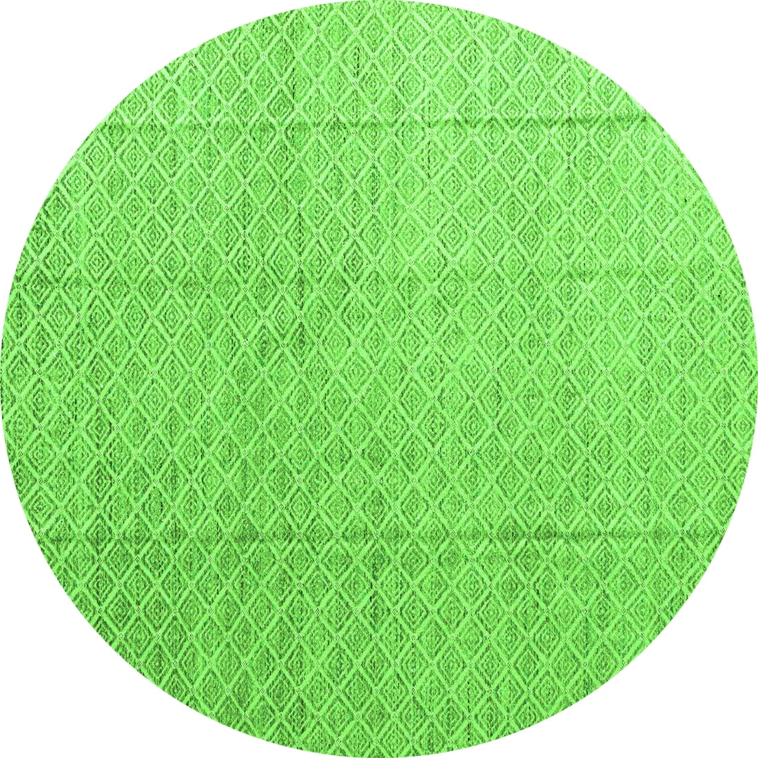 Ahgly Company Indoor Round Solid Green Modern Area Rugs, 8' Round ...