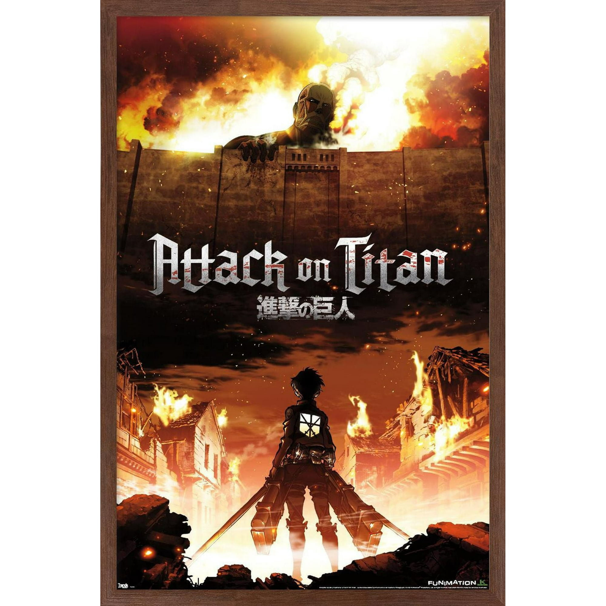 Click here for Trends International Attack On Titan - Fire Wall P... prices