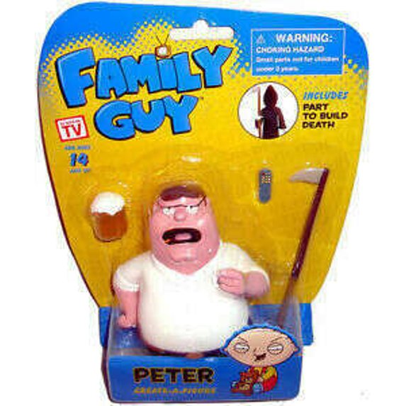 Family Guy Cartoon TV Show Peter Action Create Figure Build Death ...