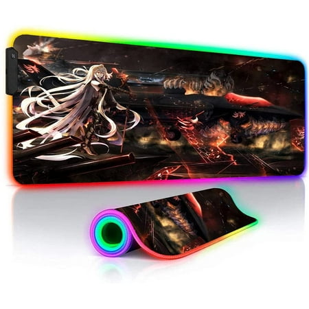 Girls Frontline Anime s RGB Gaming Locking Edge XXL Large LED Backlit ...