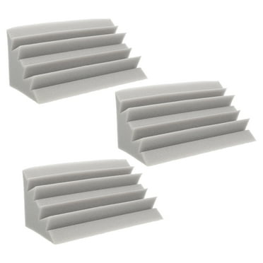 6 Pack Black Acoustic Foam Bass Trap Studio Home Soundproofing Corner ...