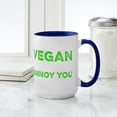CafePress - Vegan Animal Rights Vegetarian Liberation Bio Mugs - 15 oz ...