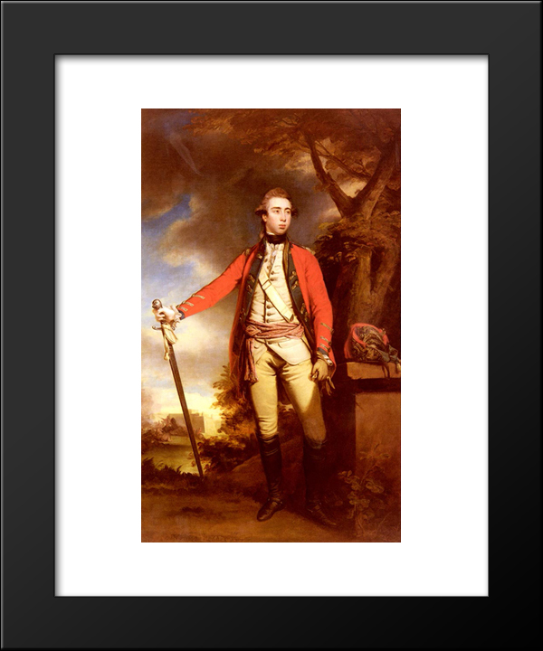 Portrait of George Townshend, Lord Ferrers 20x24 Framed Art Print by ...