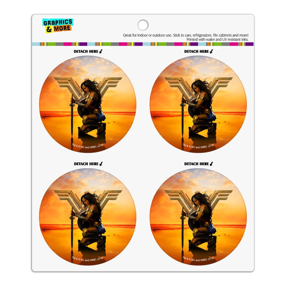 Wonder Woman Movie Poster Refrigerator Fridge Locker Vinyl Circle ...