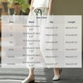 BUIGTTKLOP Plus Size Cotton Linen Capri Pants for Women Darwstring High ...