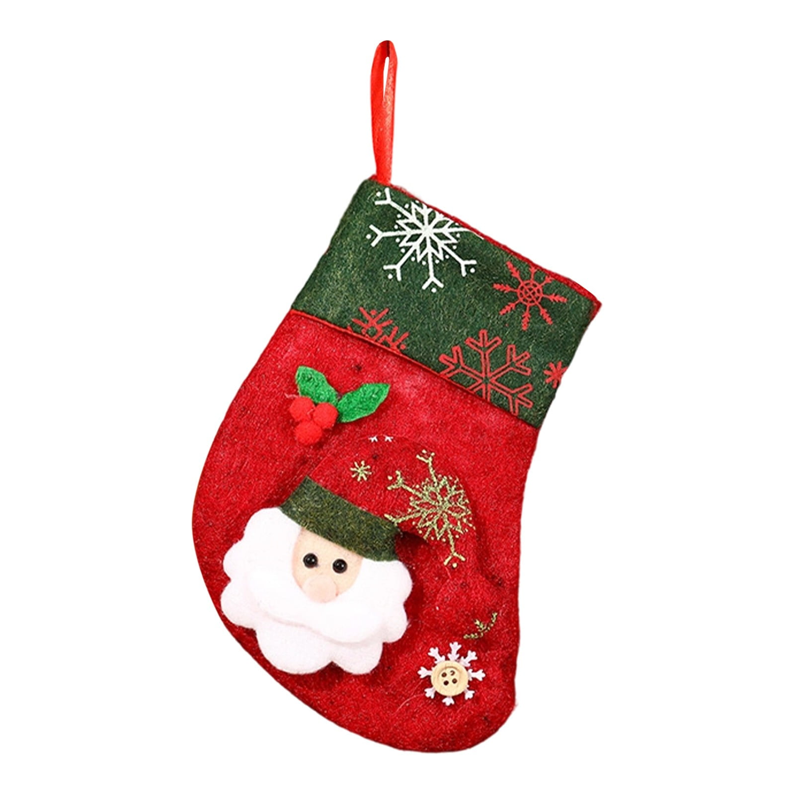 Vivavault Hangs Stockings For Fireplace - Hanging Stocking Candy Container For Family Christmas Party Decorative & Storage Socks Ideal For Home Use 16
