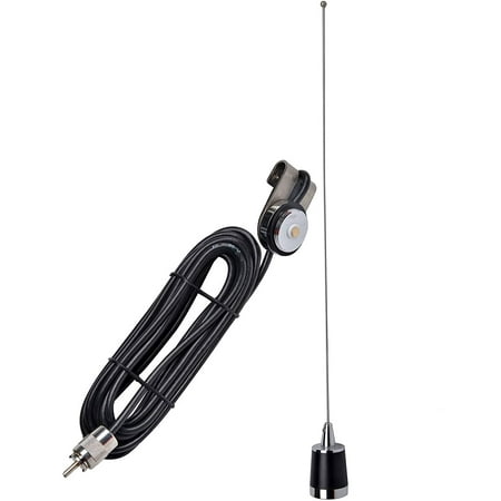 HYS Dual Band Mobile Antenna 2m/70cm VHF/UHF Ham Radio Antennas with ...