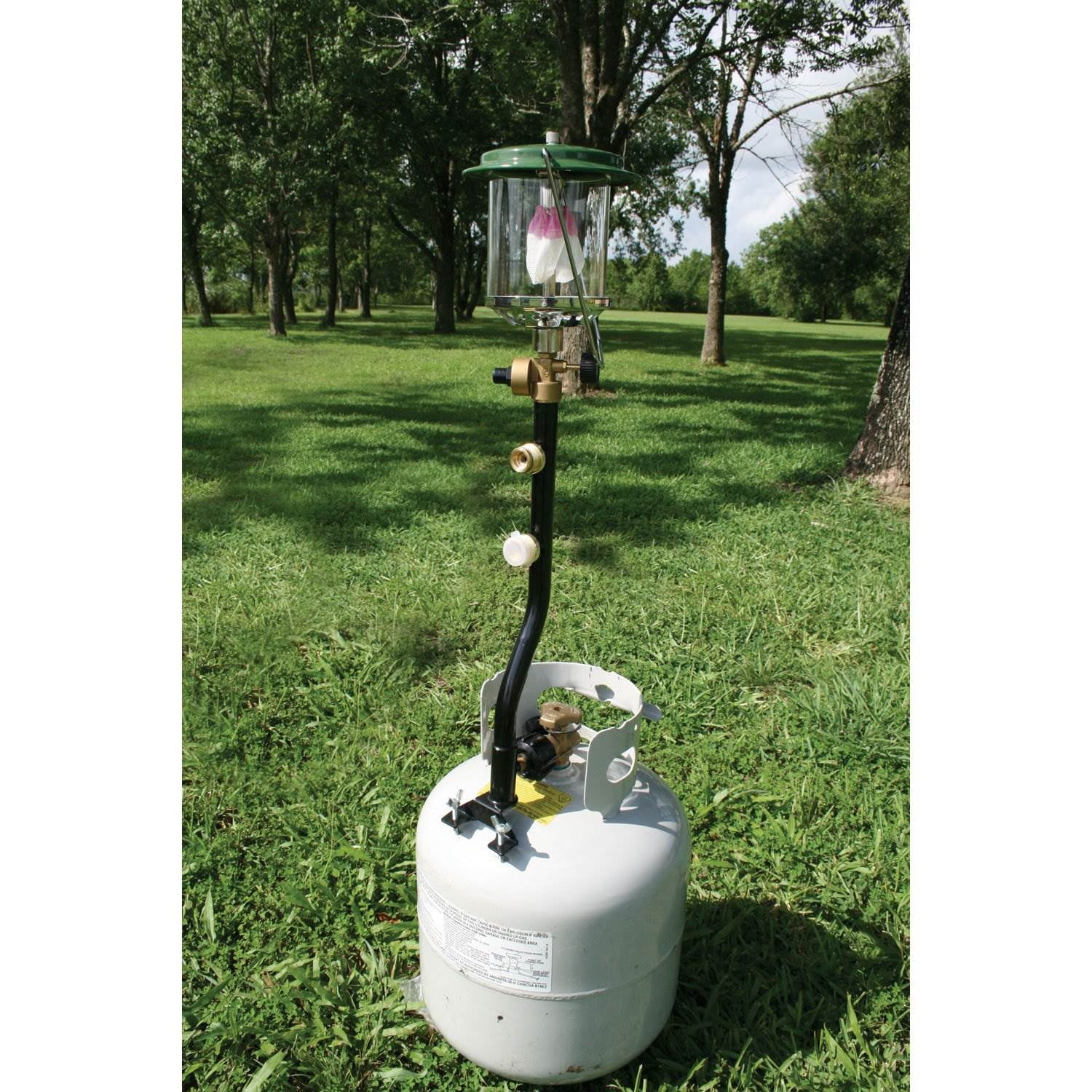 Texsport 30 Inch 2 Piece Outdoor Propane Gas Tank Distribution Tree ...