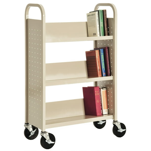 28 in. W x 14 in. D x 46 in. H Single Sided 3 Sloped Shelf Welded ...