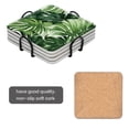 BaHomeck Drink Coasters Set Of 4 With Holder Gentle Oil Painting Of ...