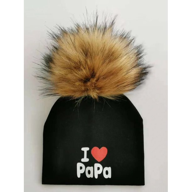 Gorros de algodón con pompón para niña recién nacida, accesorios para ...