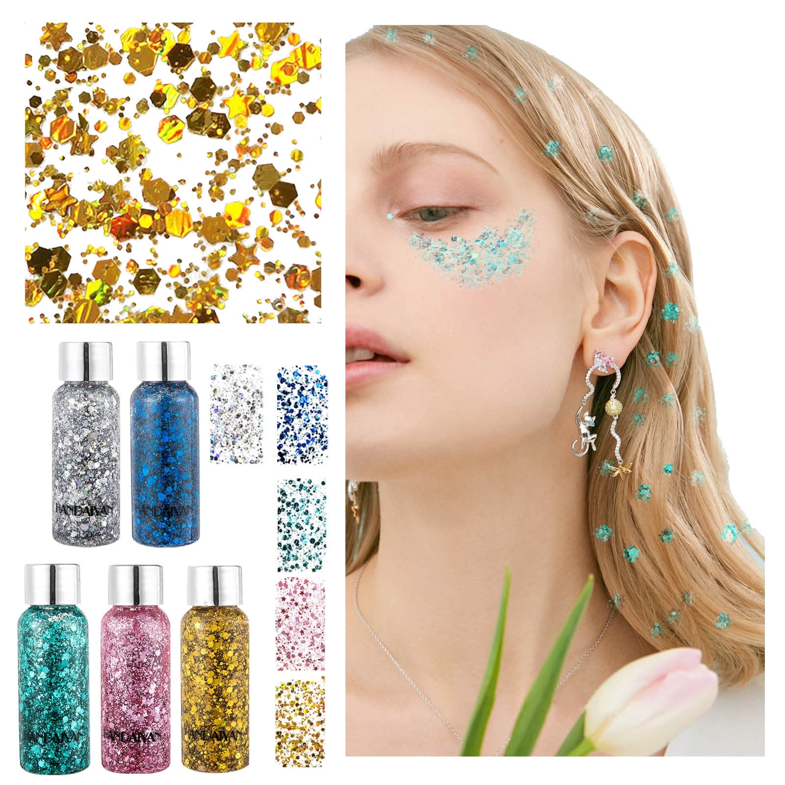 Mermaid Scales Makeup