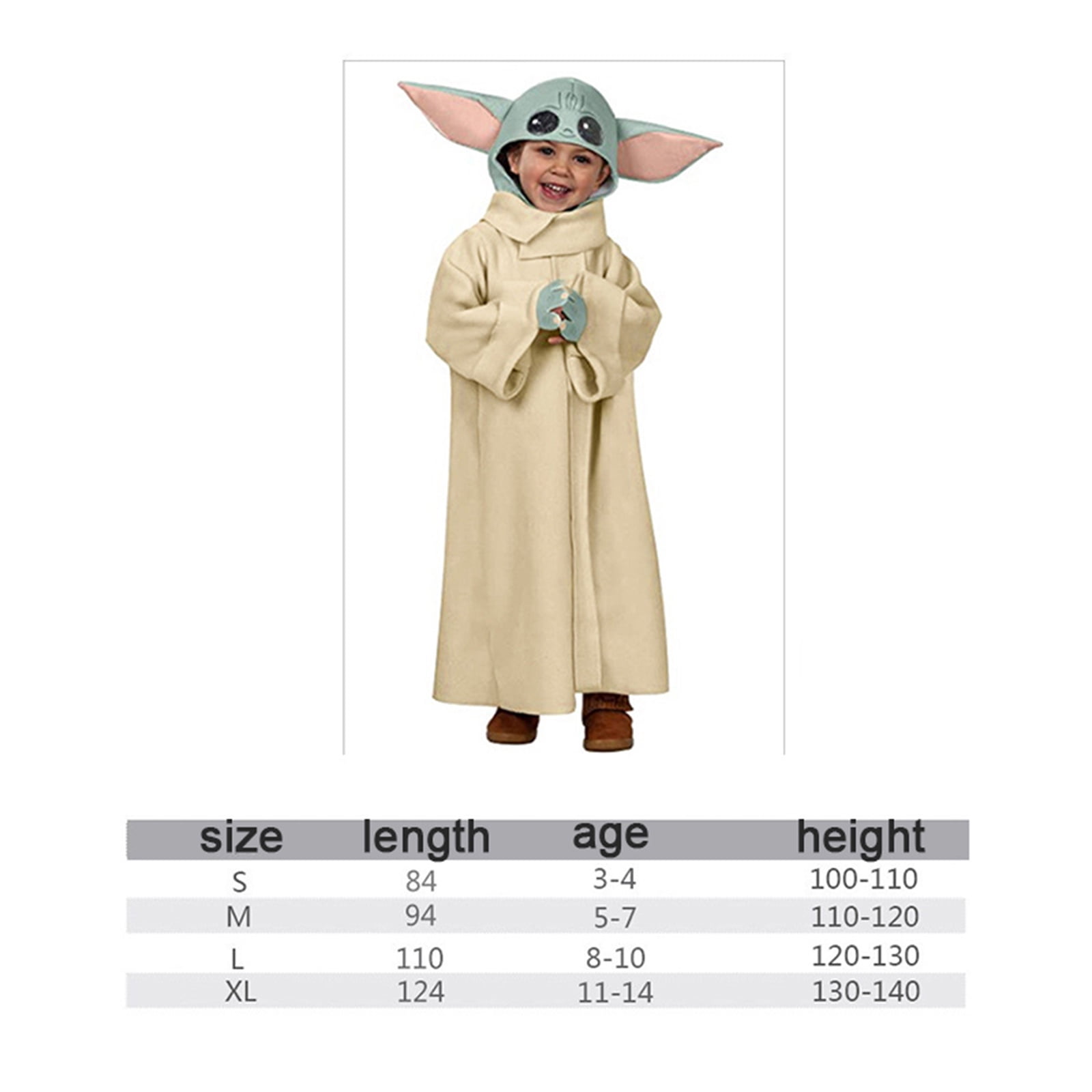 Buy ZIOKOK Hot Star cosplay Wars The Mandalorian Baby Yoda Cosplay ...
