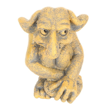 Gothic Resin Statue,Gothic Sculpture Good Luck Gothic Stone Decor ...