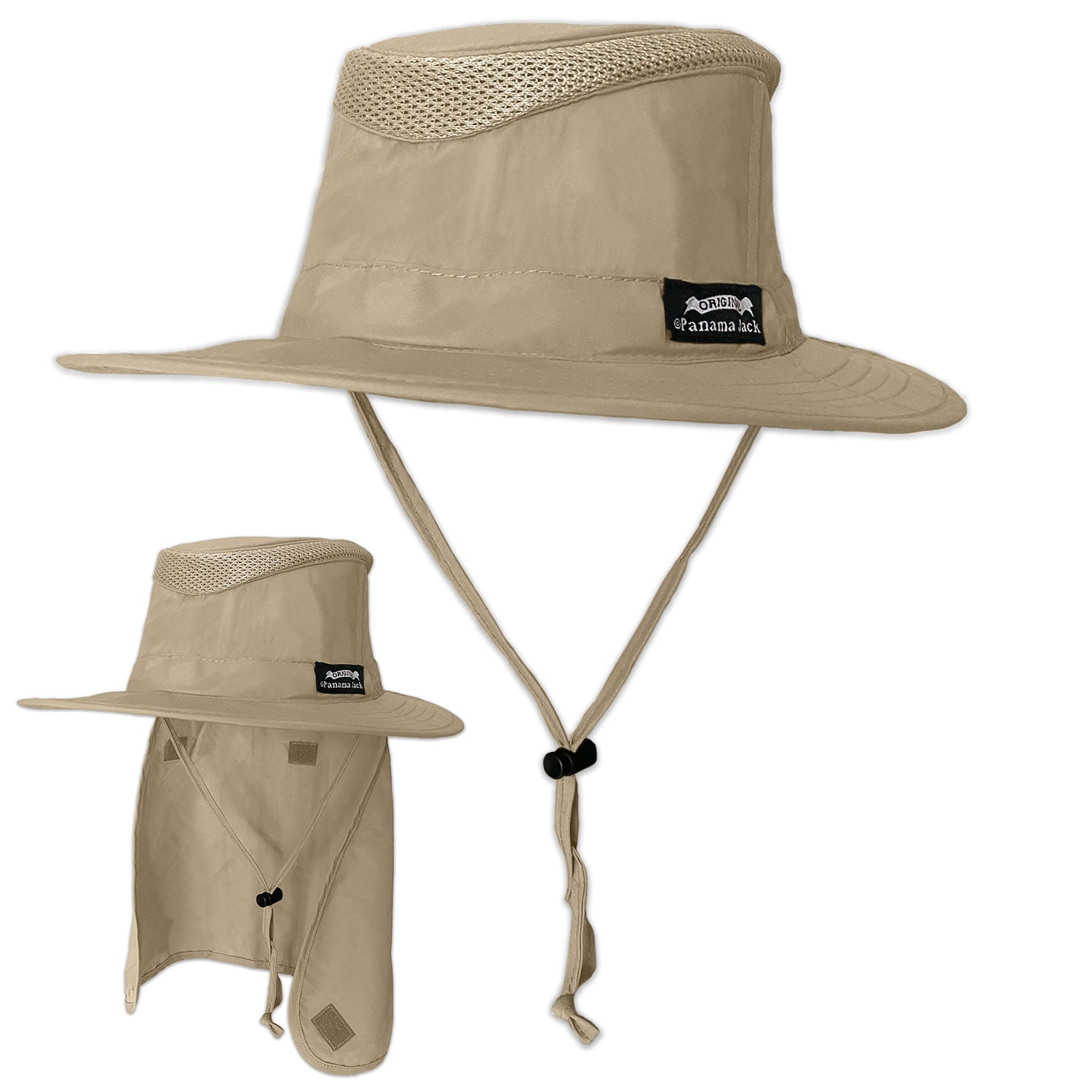 Panama Jack Crown Pocket Hat - Lightweight, Packable, UPF 50+ UVA/UVB ...