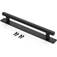 12” Rustic Barn Door Handle for Sliding Door, Heavy Duty Pull, Antique ...