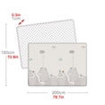 Baby Play Mat, Double Sided Mountain Grid Pattern, 1 Piece Extra Large ...