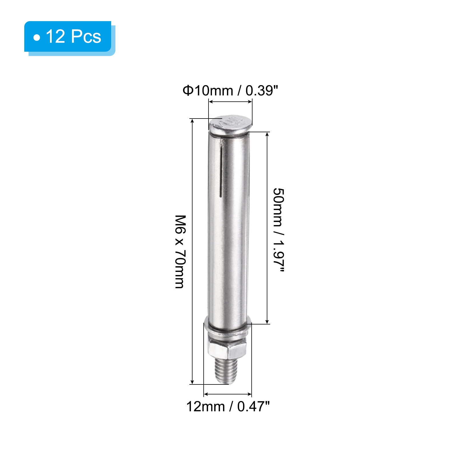 M10 Expanding Bolts