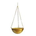 Disco*unt！Metal Wrought Iron Hanging Planter with Chains, Flower Bowl ...