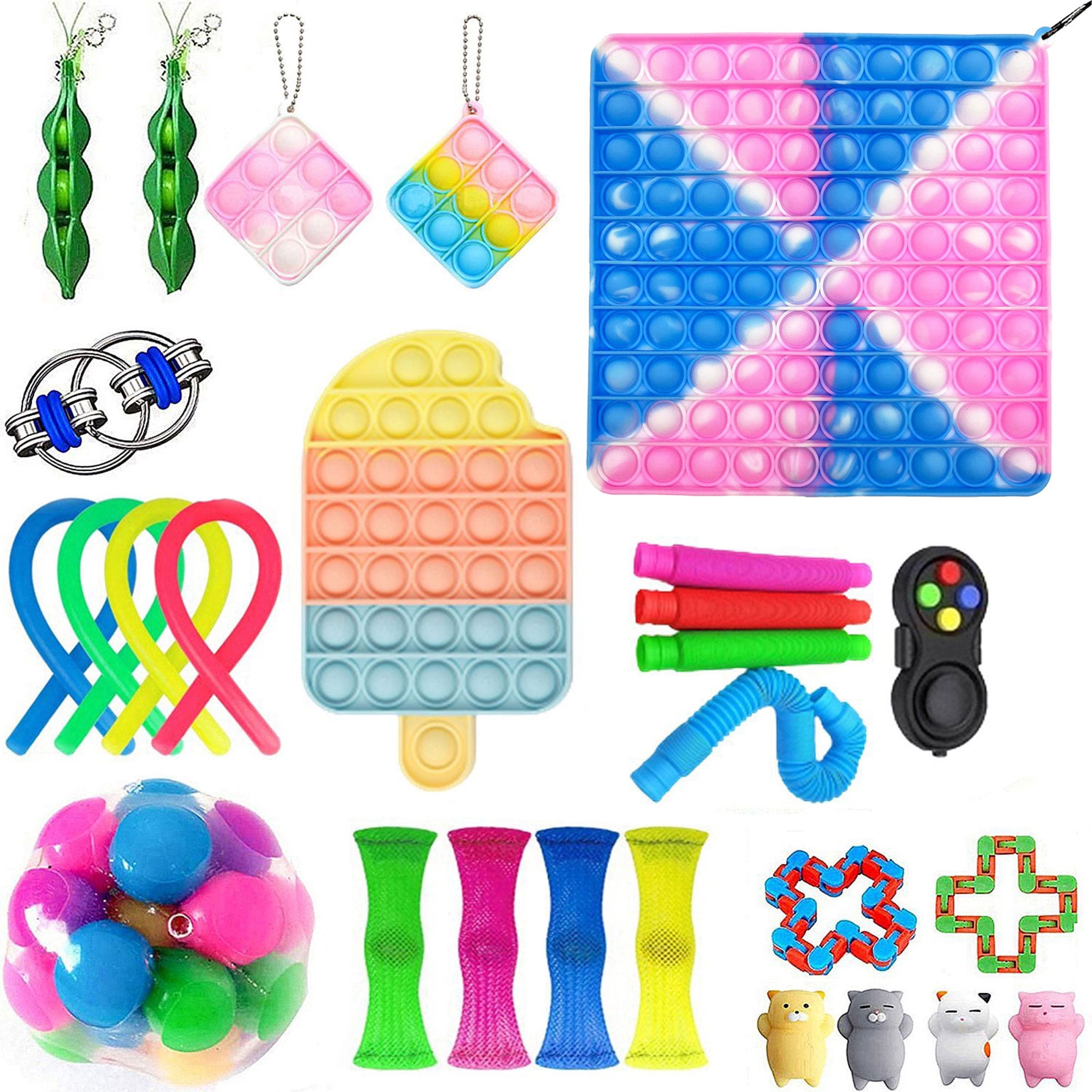 Fanvereka Children Decompression Toys Set Press Type Early Learning ...