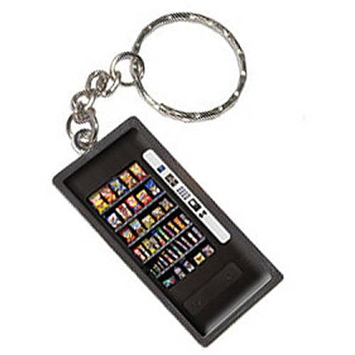 Snacks Chips Candy Vending Machine Keychain Key Chain Ring - Walmart.com