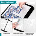 Trading Card Binder, 900 Pockets Card Sleeves with Zipper Card Display ...