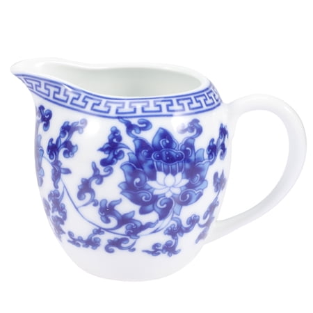 Sauce Container Sauce Jug Blue and White Milk Sauce Cup Ceramic Gravy ...