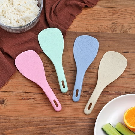 HEIBIN Wheat Straw Rice Spoon Non-stick Rice Cooker Shovel Utensil ...