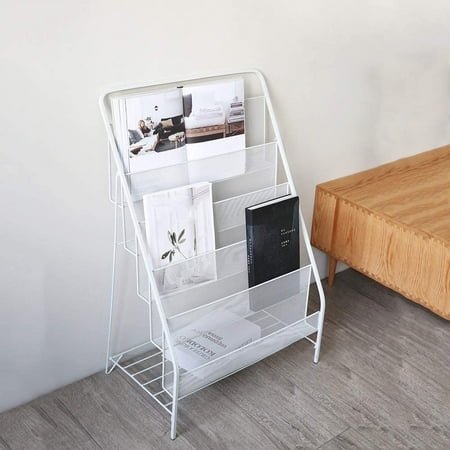 Simple Magazine Rack, Wrought Iron Magazine Rack, Storage Rack, Floor ...